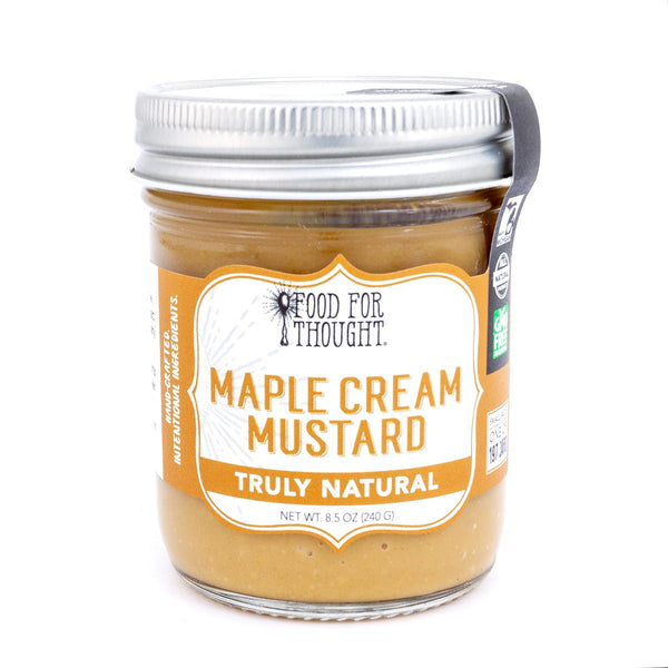 Truly Natural Maple Cream Mustard – Food For Thought